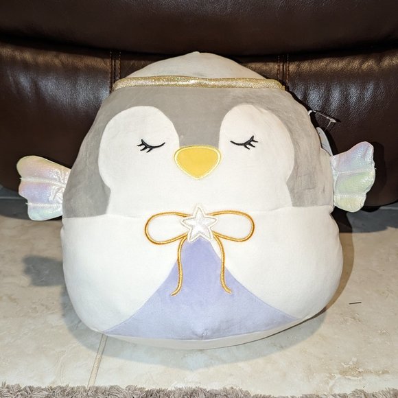 Kellytoy | Toys | Squishmallow Jenney The Gray White Penguin Christmas ...